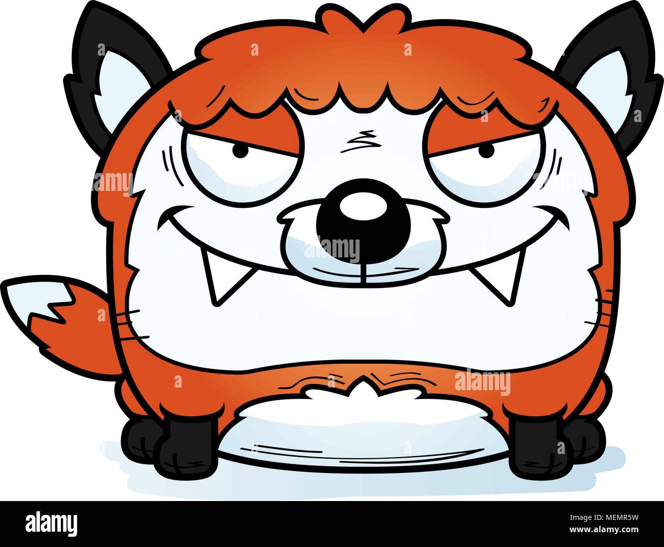 A cartoon illustration of an evil looking fox Stock Vector Image & Art ...