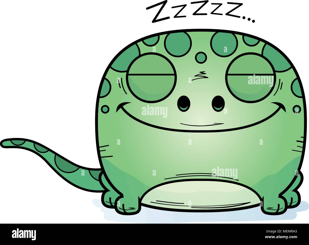 Sleeping gecko Stock Vector Images - Alamy