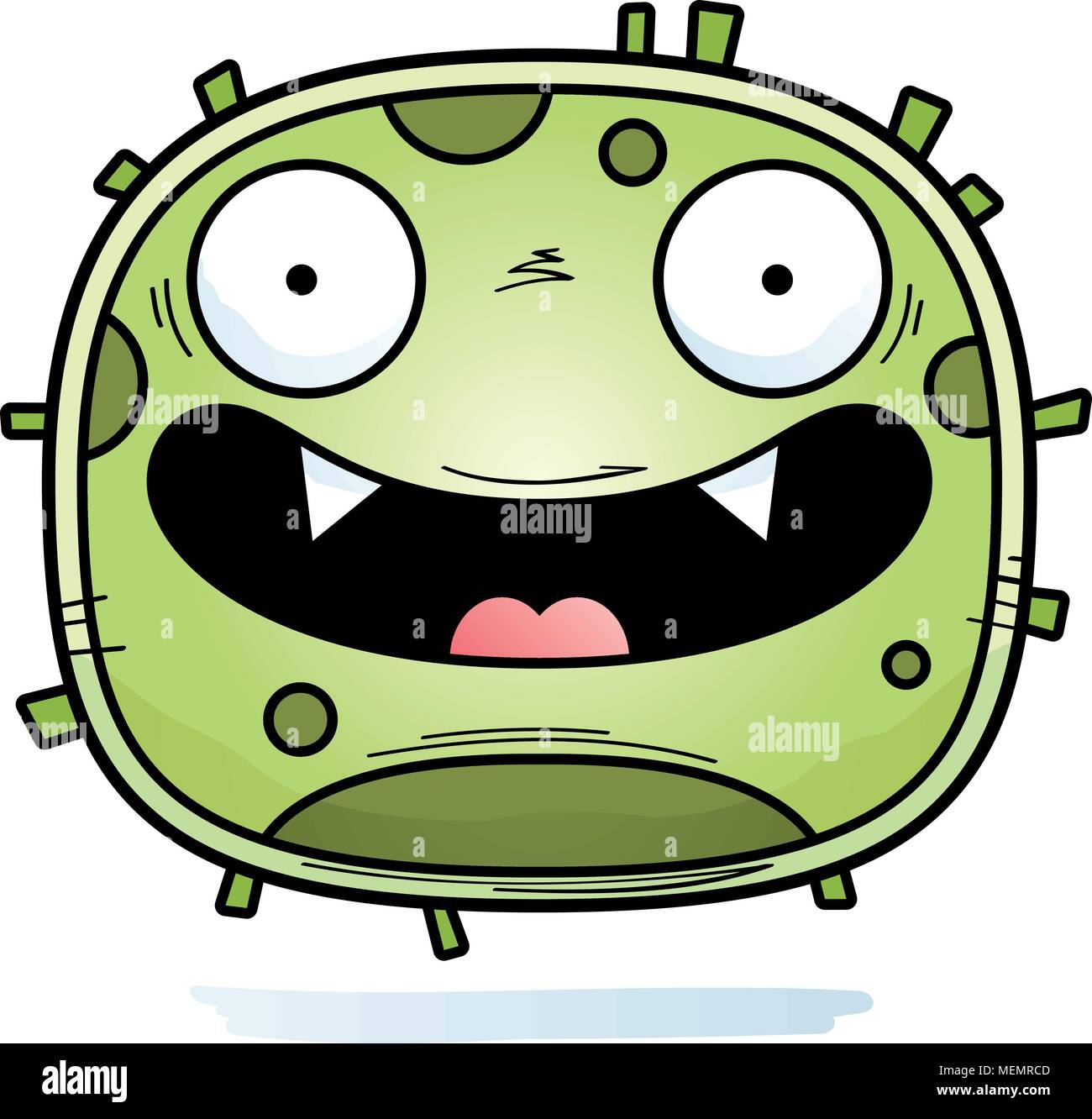 A cartoon illustration of a germ smiling Stock Vector Image & Art - Alamy