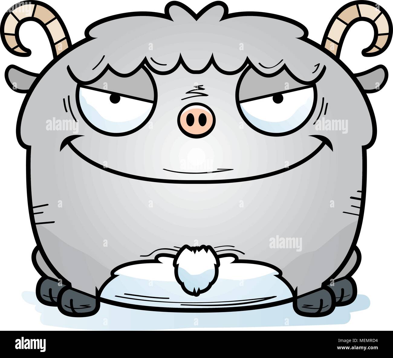 Angry goat cartoon hi-res stock photography and images - Alamy