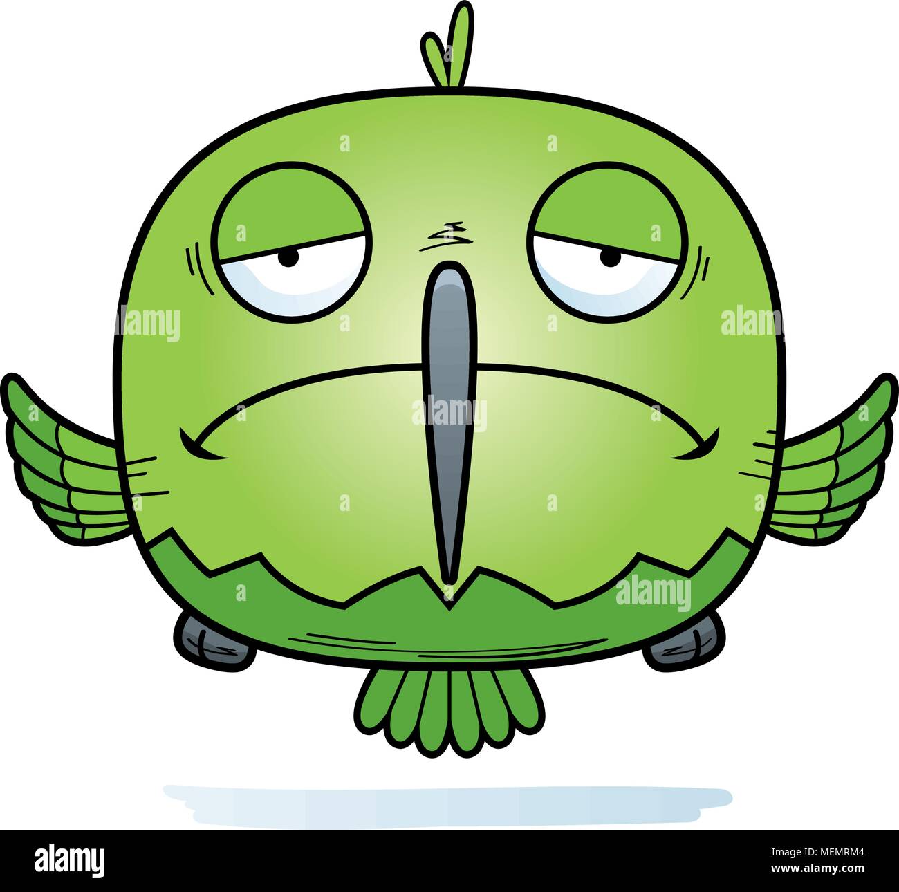 Frowning bird Stock Vector Images - Alamy