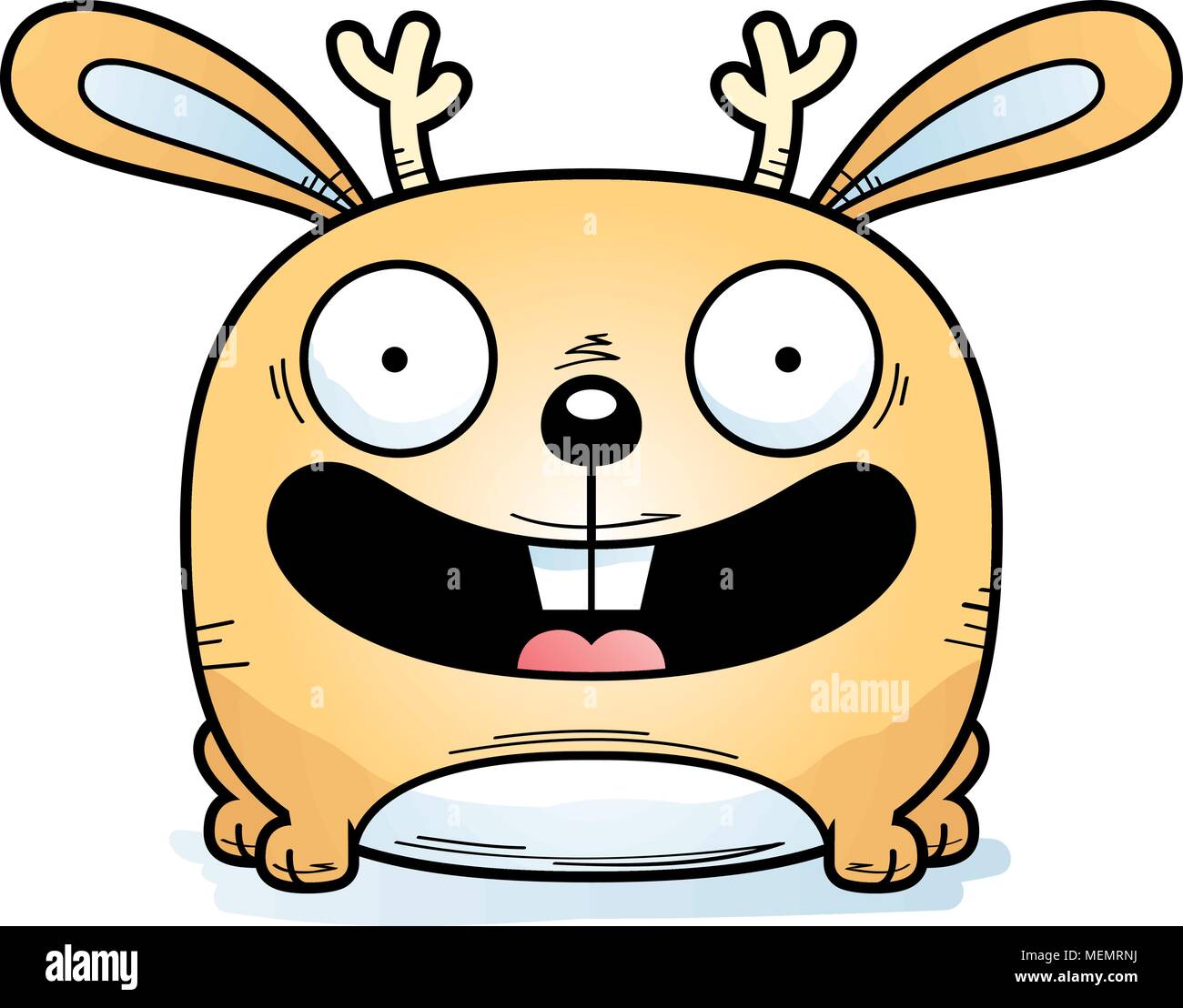 Cute Jackalope Cartoon