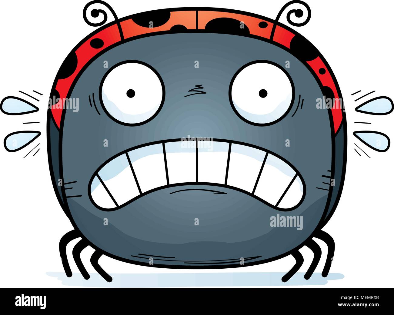Scared bug Stock Vector Images - Alamy