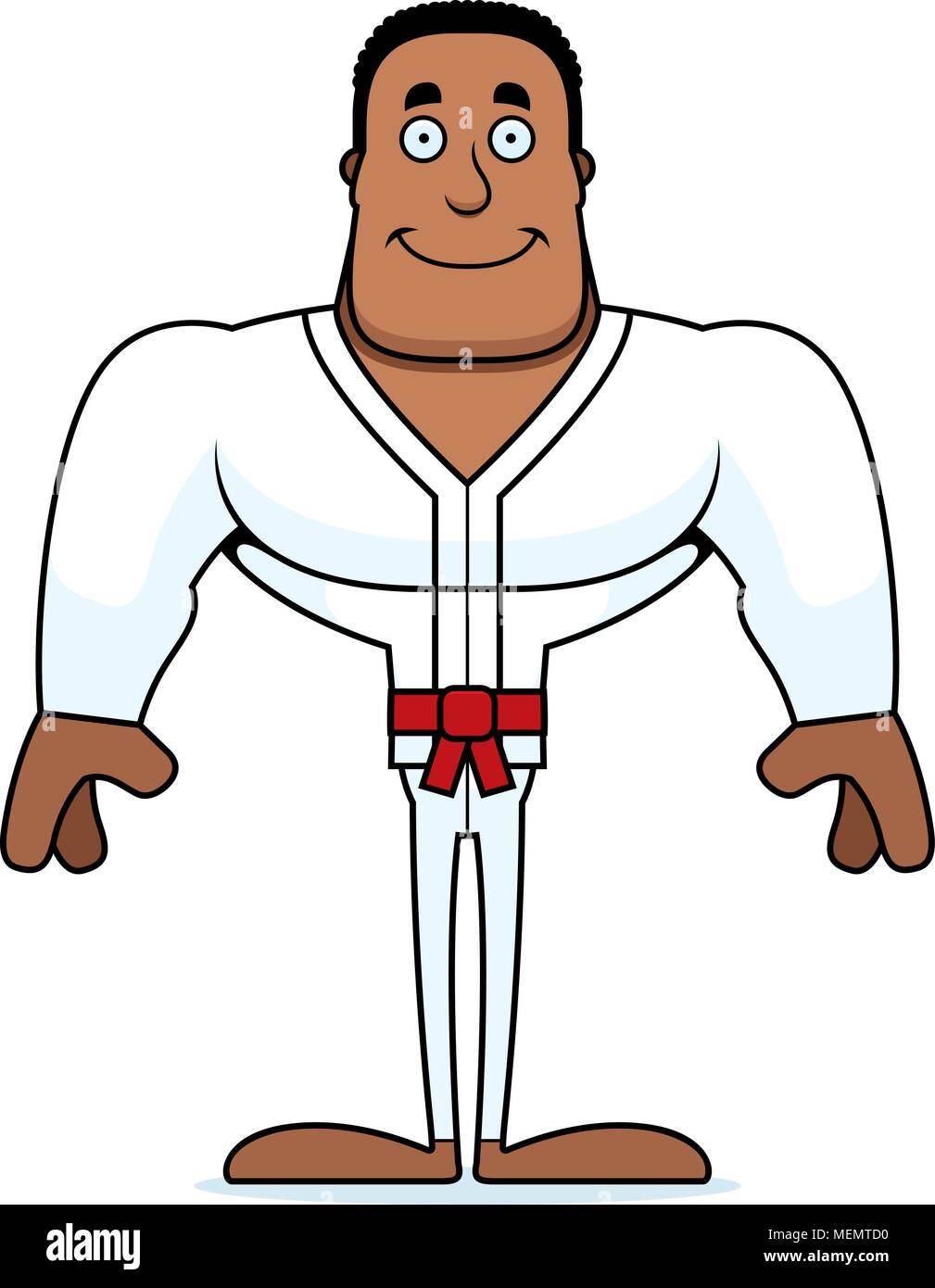 Karate gi cartoon hi-res stock photography and images - Alamy