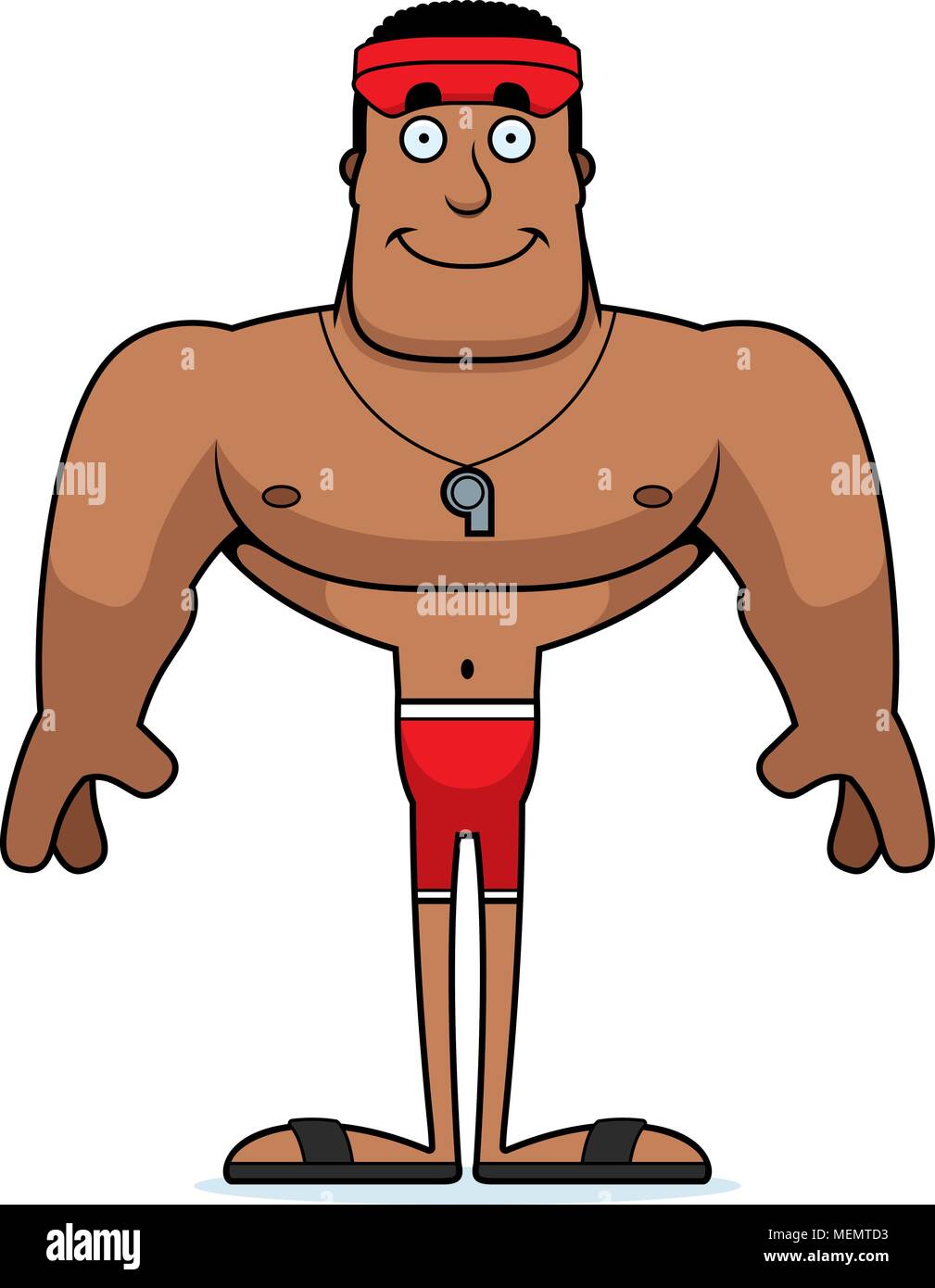 A cartoon lifeguard smiling Stock Vector Image & Art - Alamy
