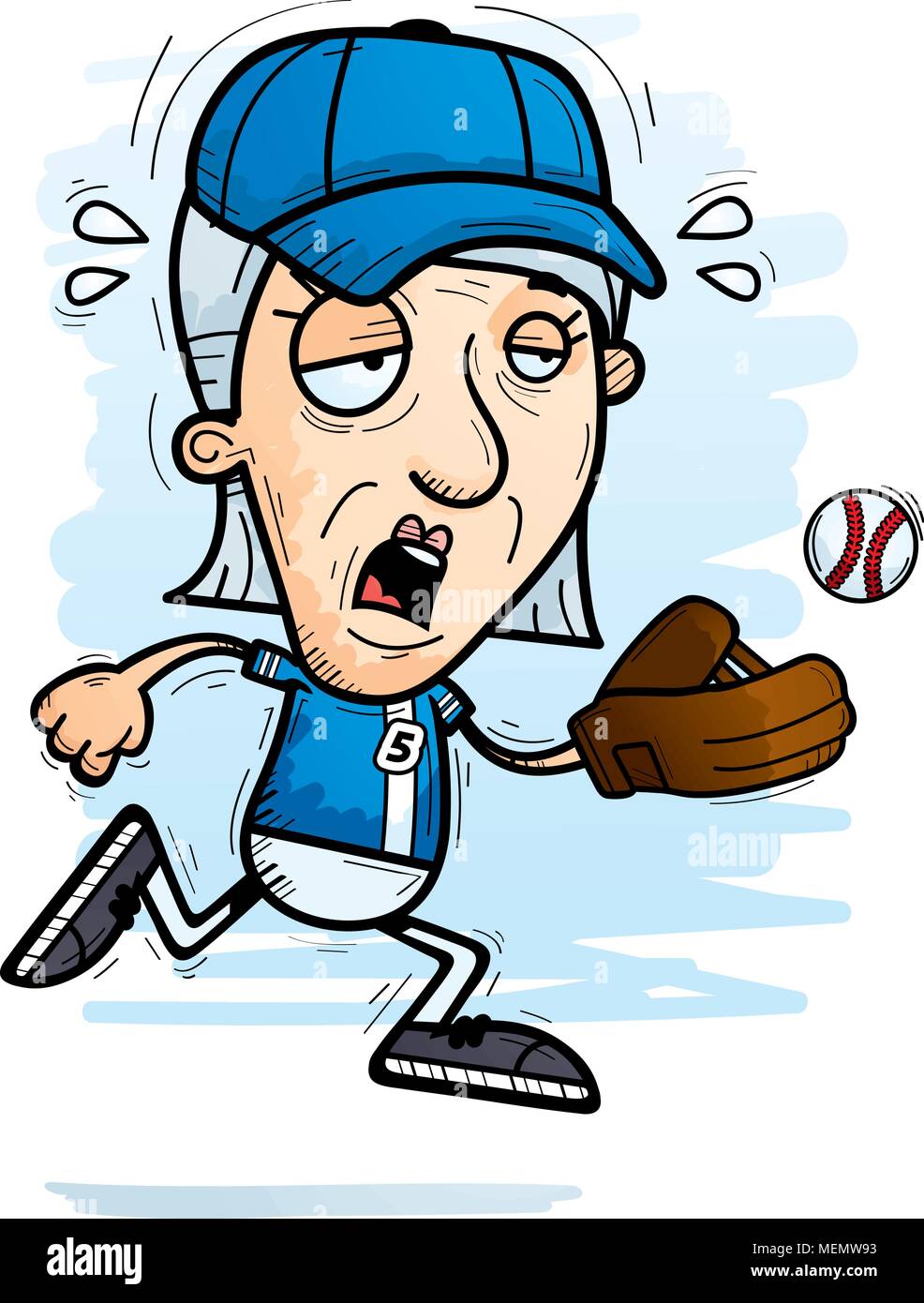 Athlete Sweating Clipart