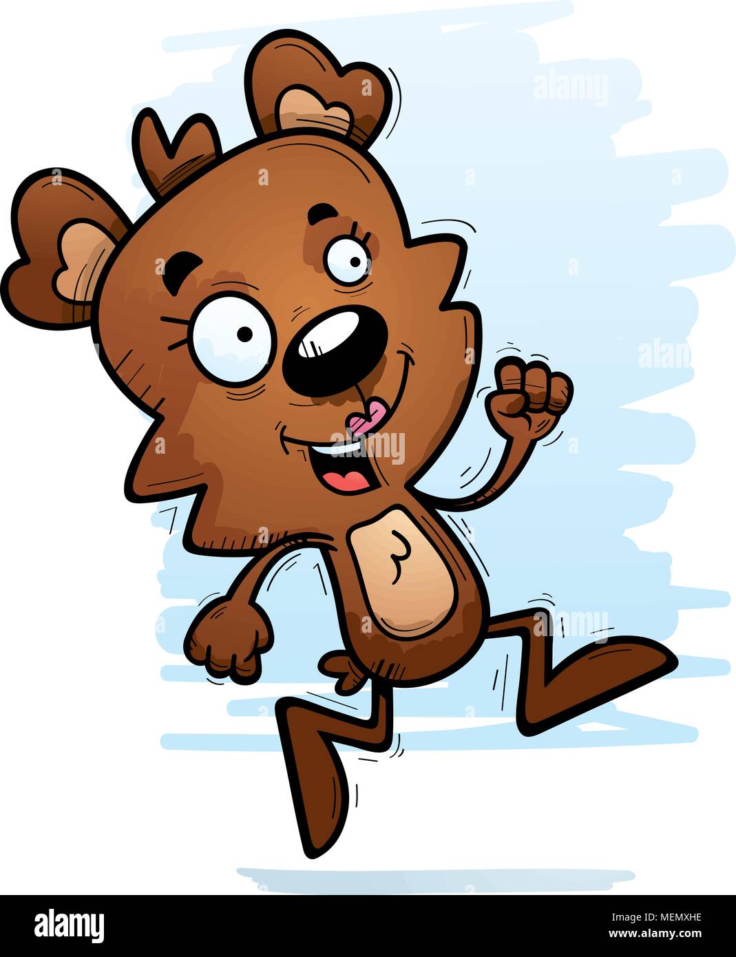 Grizzly Bear Running Clipart