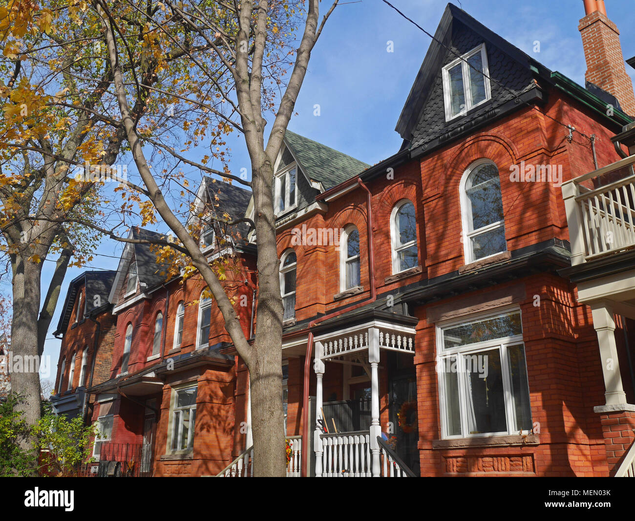 well preserved old houses with gables Stock Photo - Alamy