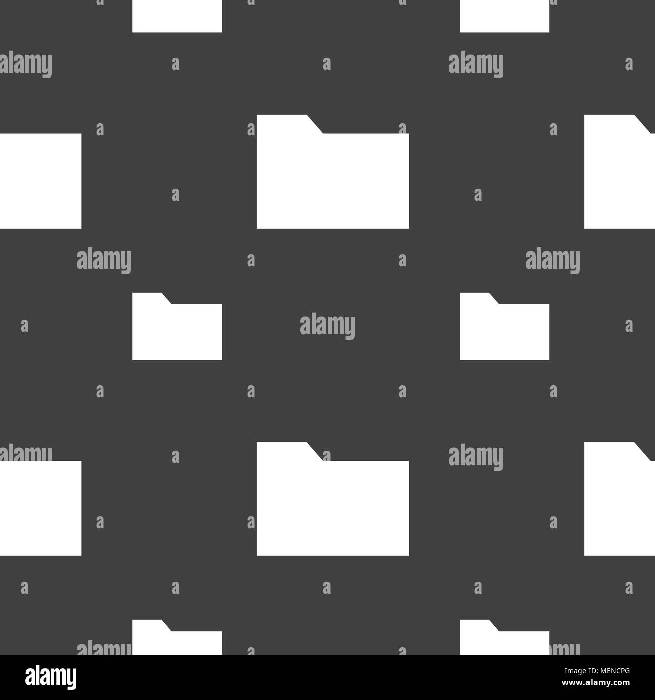 Document folder icon sign. Seamless pattern on a gray background ...