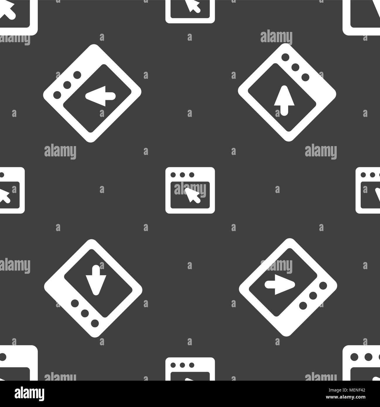 the dialog box icon sign. Seamless pattern on a gray background. Vector ...
