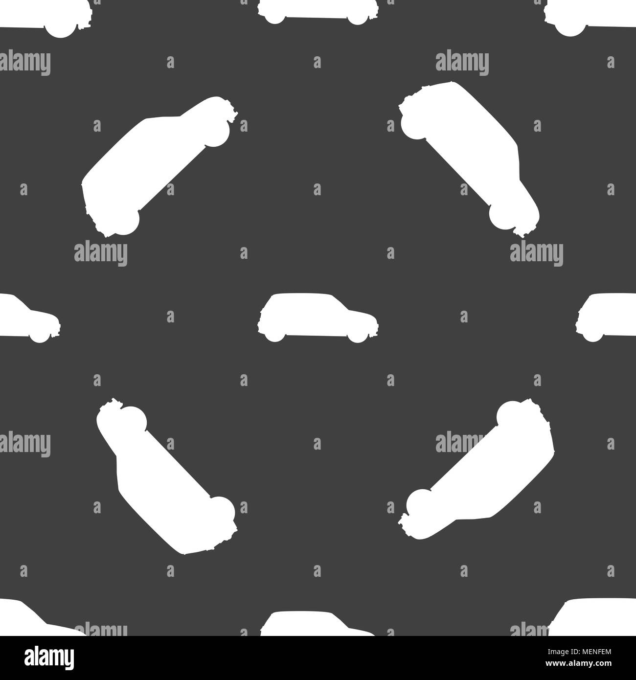 Jeep icon sign. Seamless pattern on a gray background. Vector ...