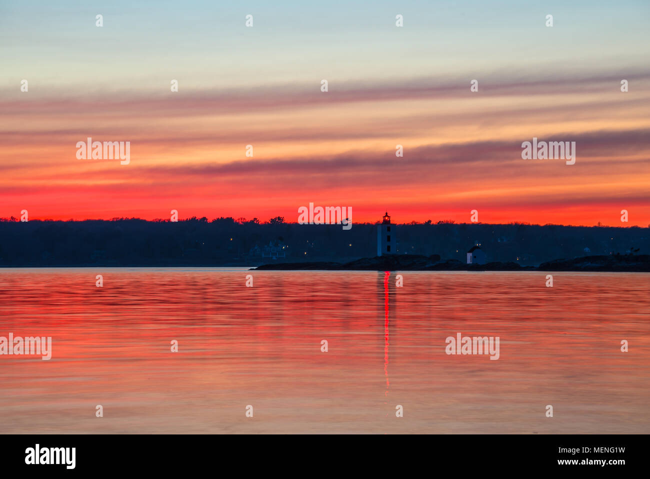 Dutch Island Lighthouse Stock Photo - Alamy