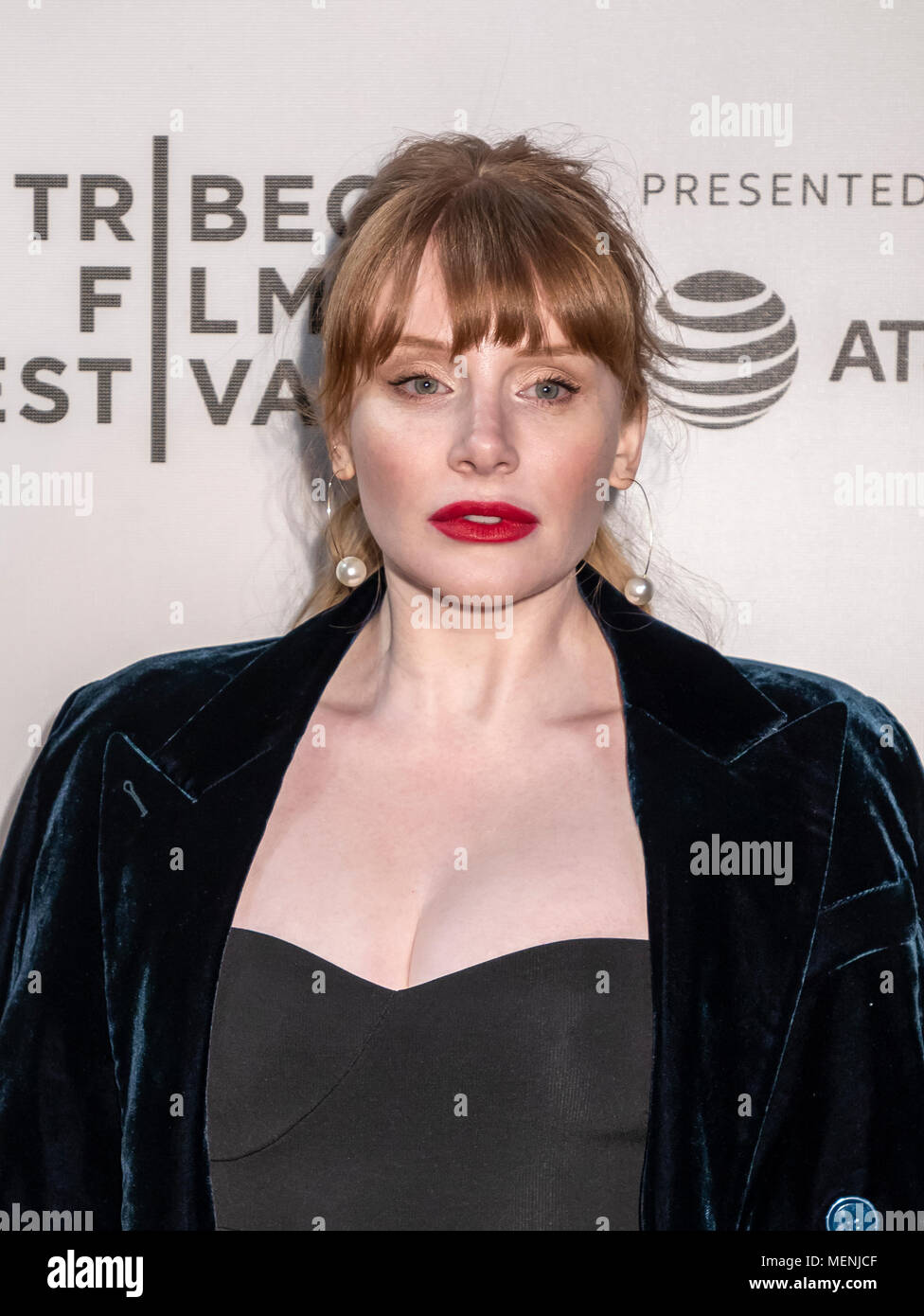 New York, NY, USA - April 20, 2018: Bryce Dallas attends screening of ...