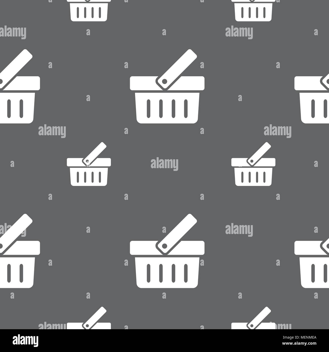 Shopping Cart sign icon. Online buying button. Seamless pattern on a ...