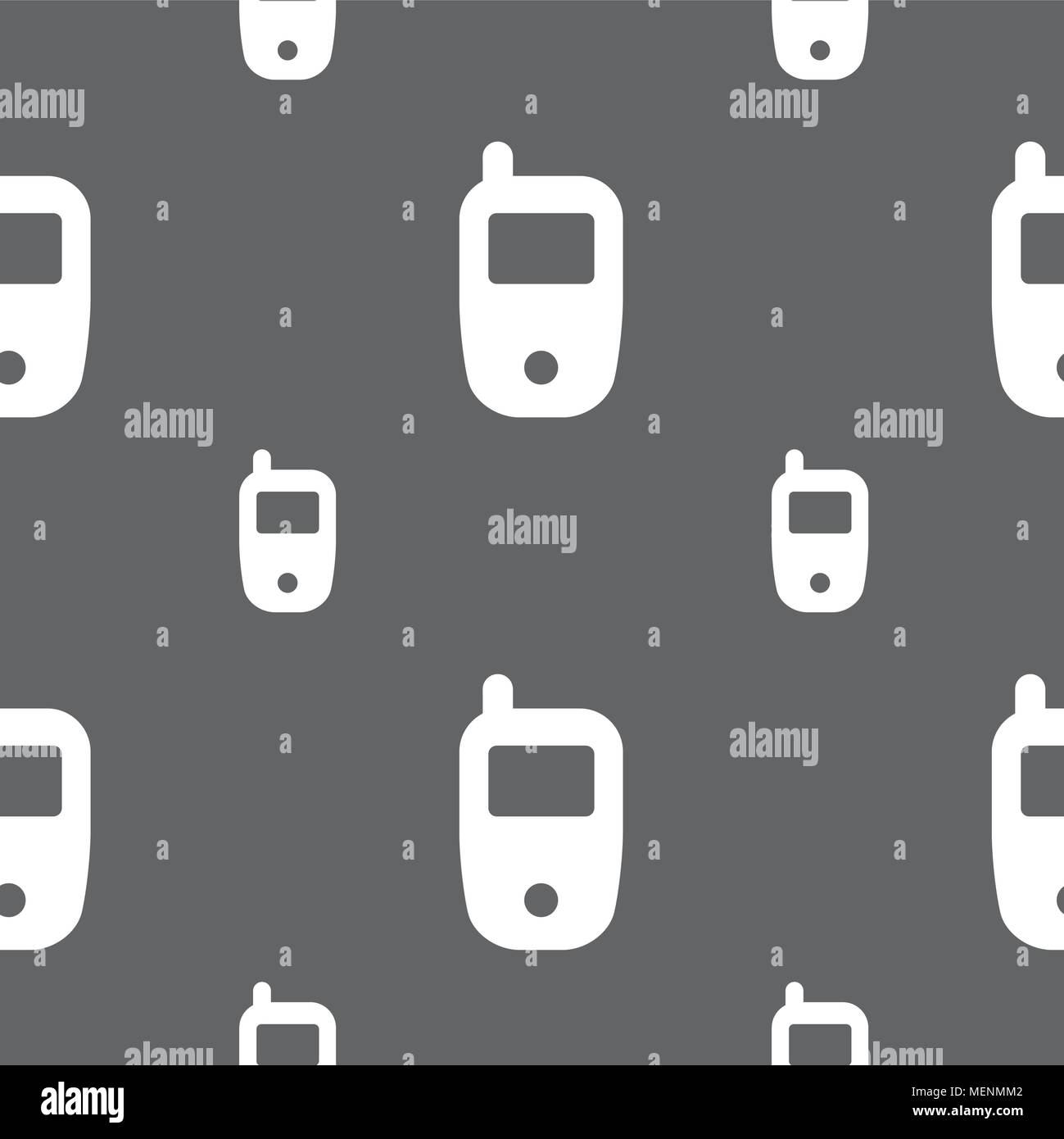 Mobile telecommunications technology symbol. Seamless pattern on a gray ...