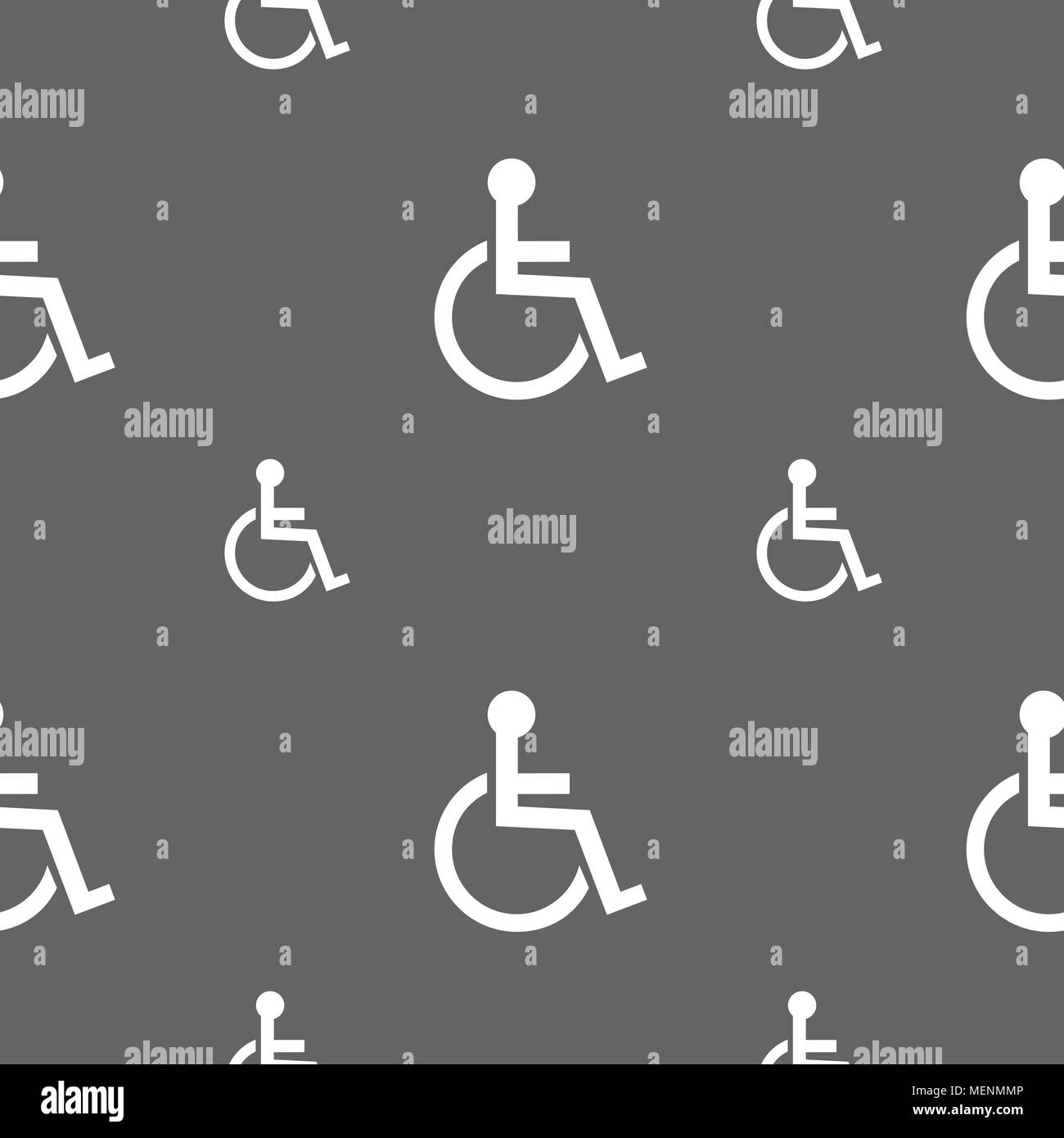 Disabled sign icon. Human on wheelchair symbol. Handicapped invalid ...