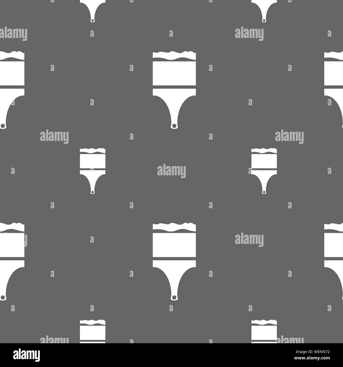 Paint brush sign icon. Artist symbol. Seamless pattern on a gray ...