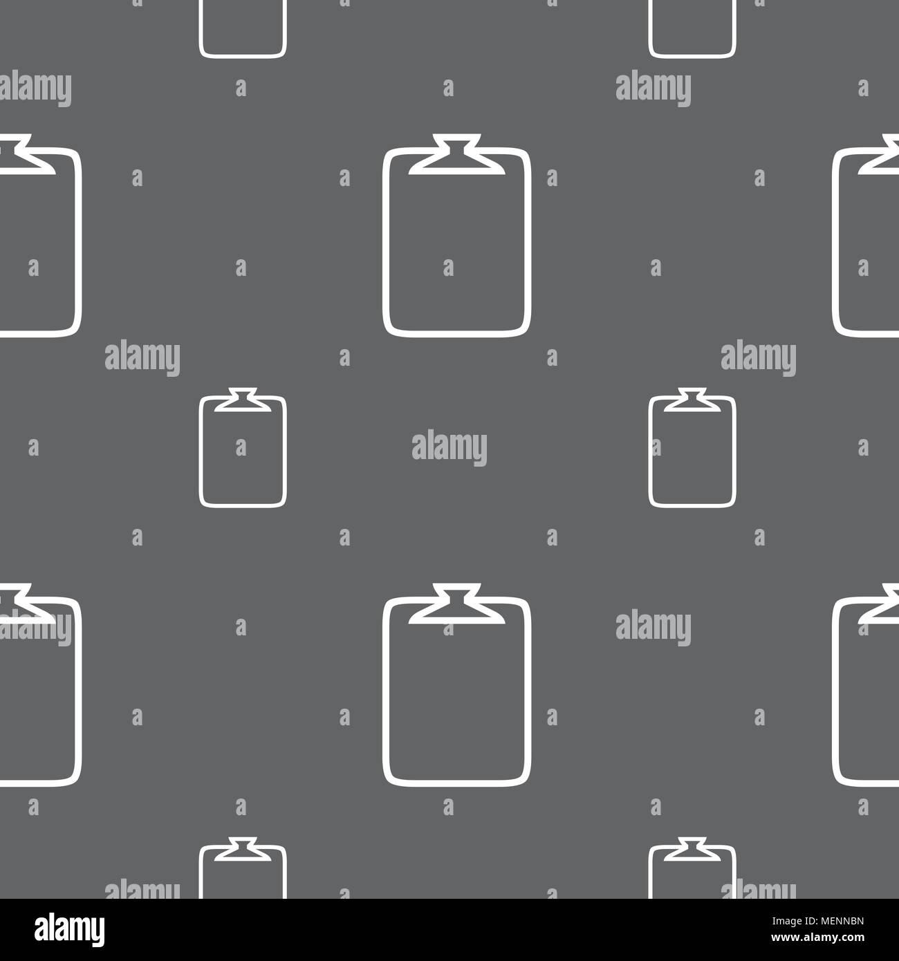 File annex icon. Paper clip symbol. Attach sign. Seamless pattern on a ...