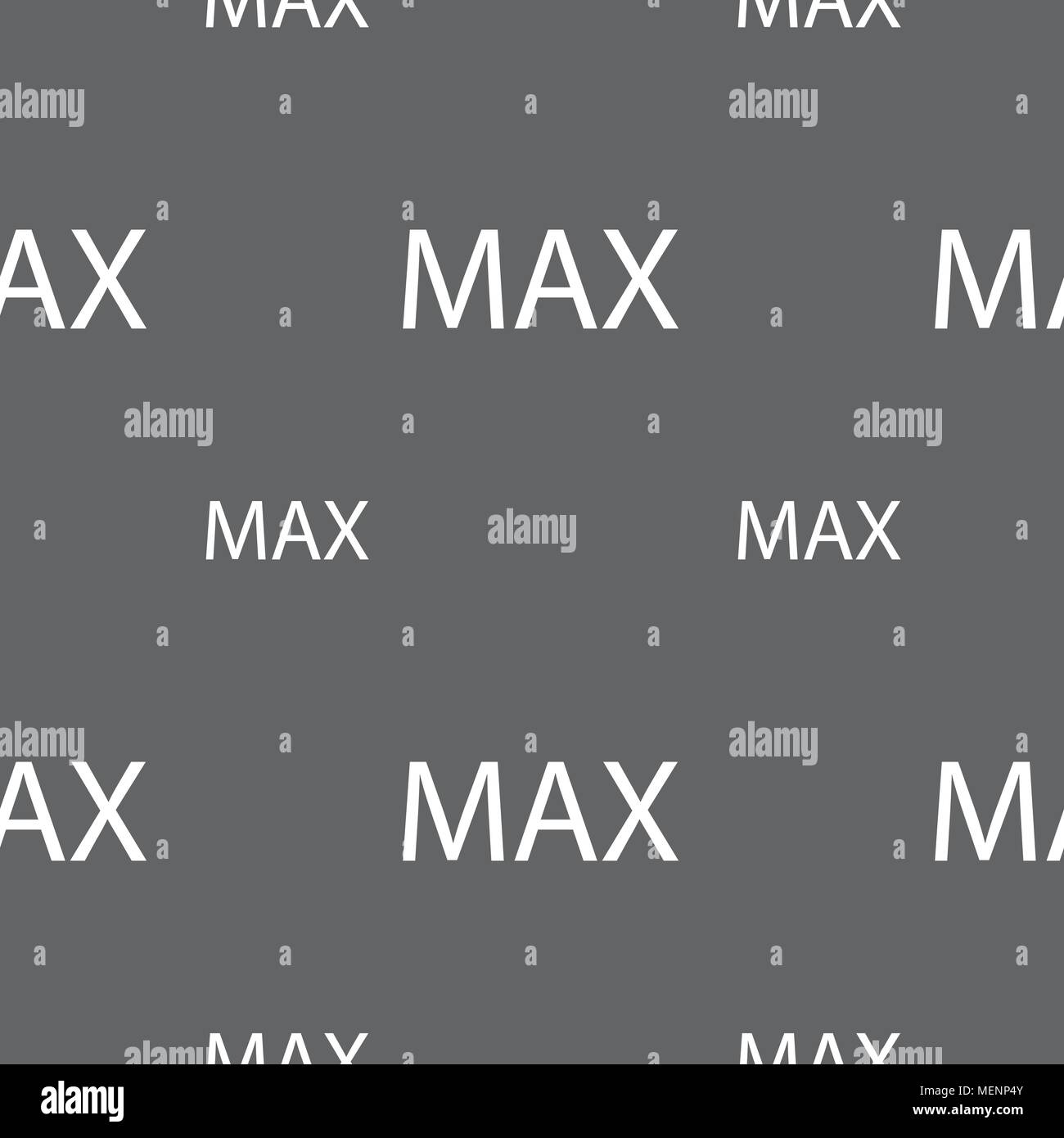 maximum sign icon. Seamless pattern on a gray background. Vector ...
