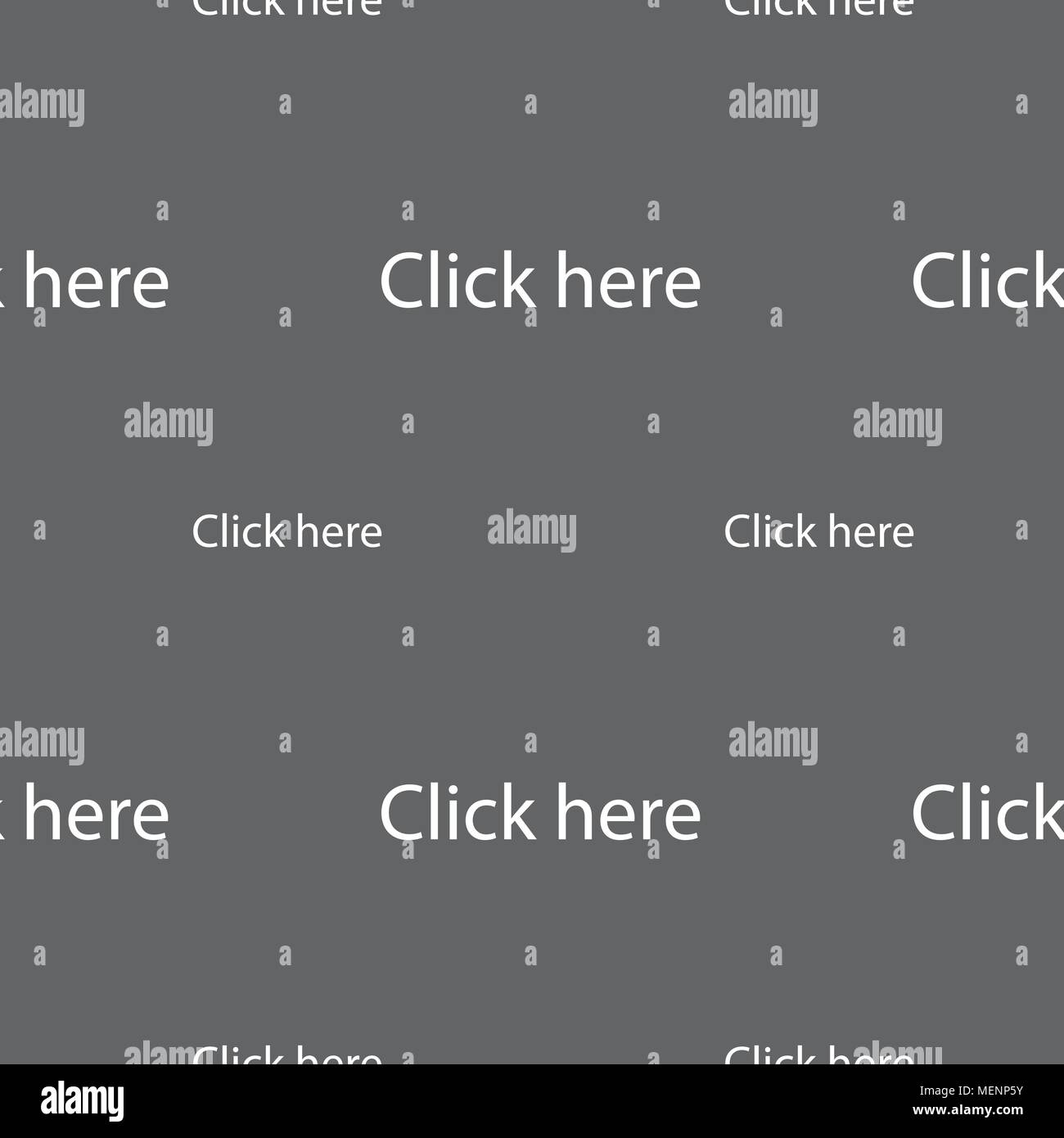 Click here sign icon. Press button. Seamless pattern on a gray ...
