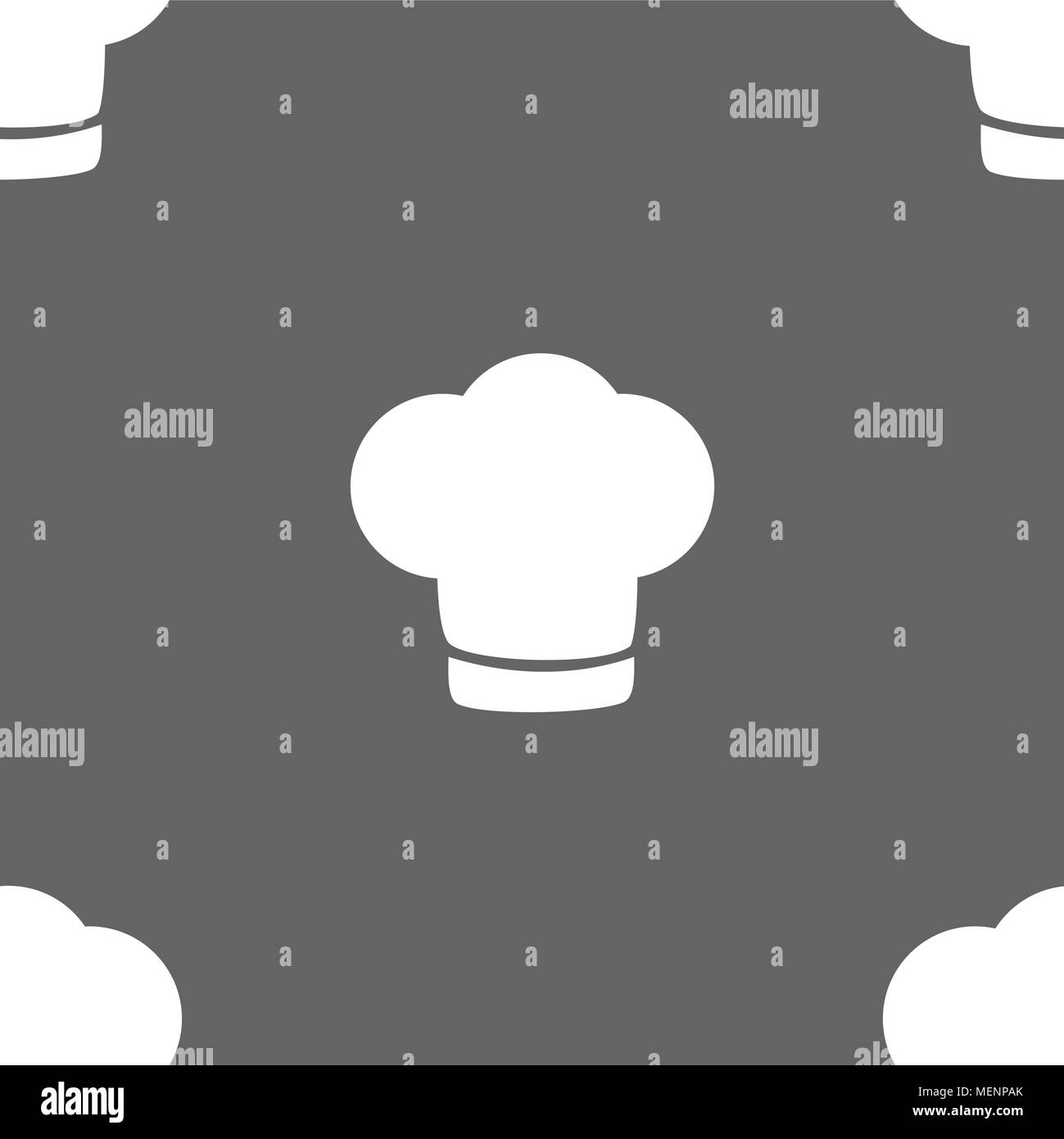 Chef hat sign icon. Cooking symbol. Cooks hat. Seamless pattern on a ...