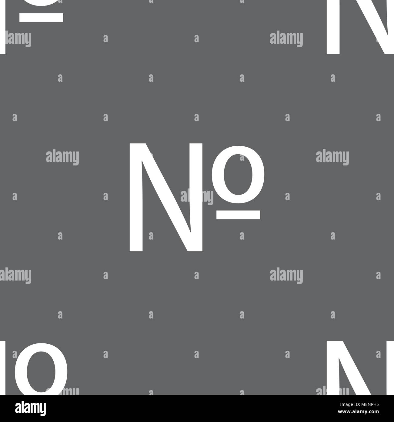 number icon. Set Flat modern. Seamless pattern on a gray background ...