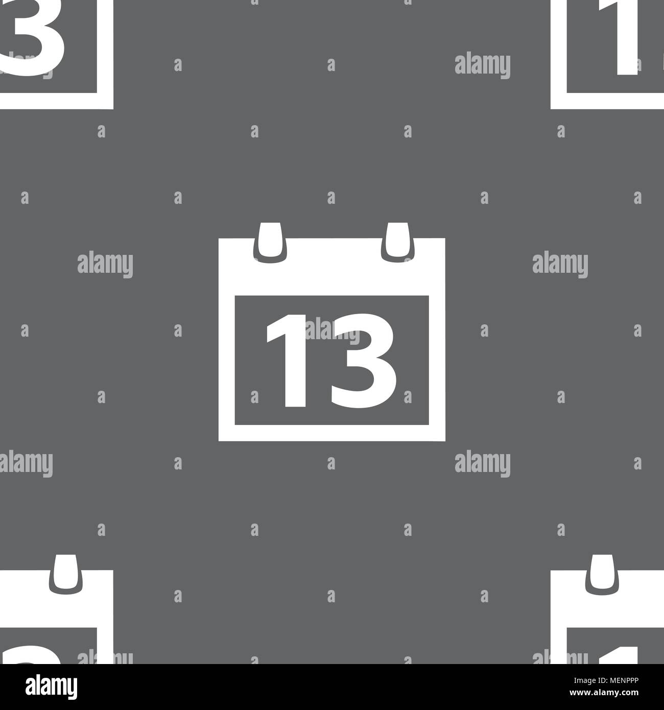 Calendar sign icon. days month symbol. Date button. Seamless pattern on ...