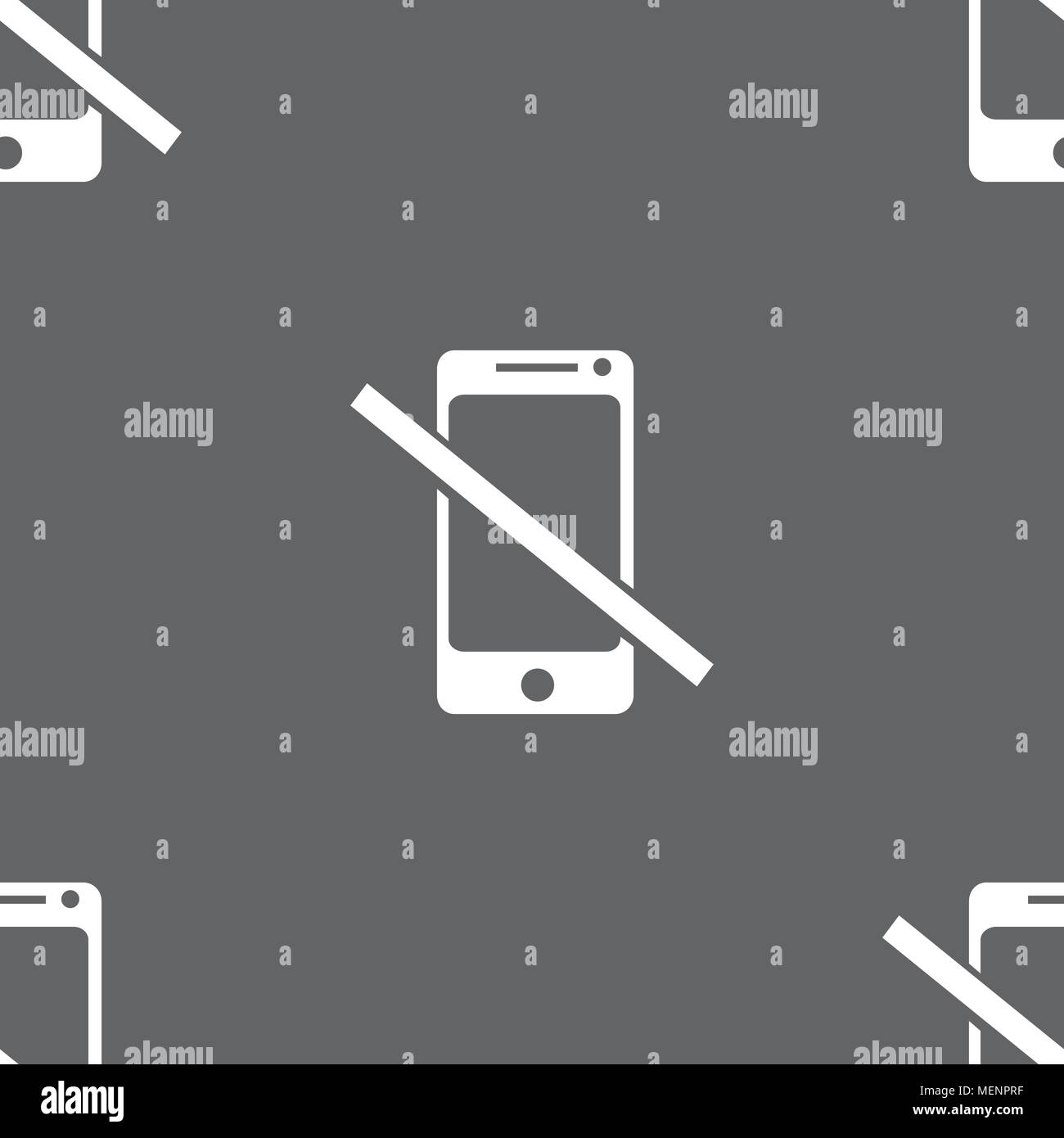Do not call. Smartphone signs icon. Support symbol. Seamless pattern on ...