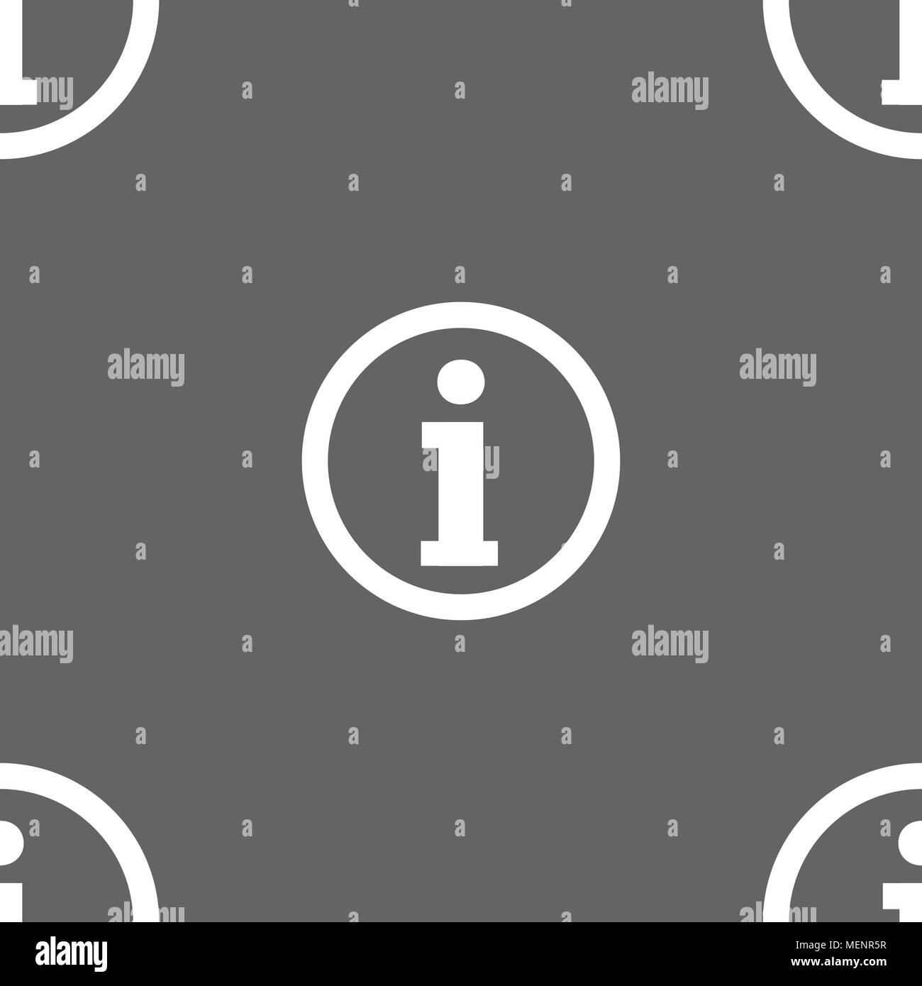 Information sign icon. Info speech bubble symbol. Seamless pattern on a ...