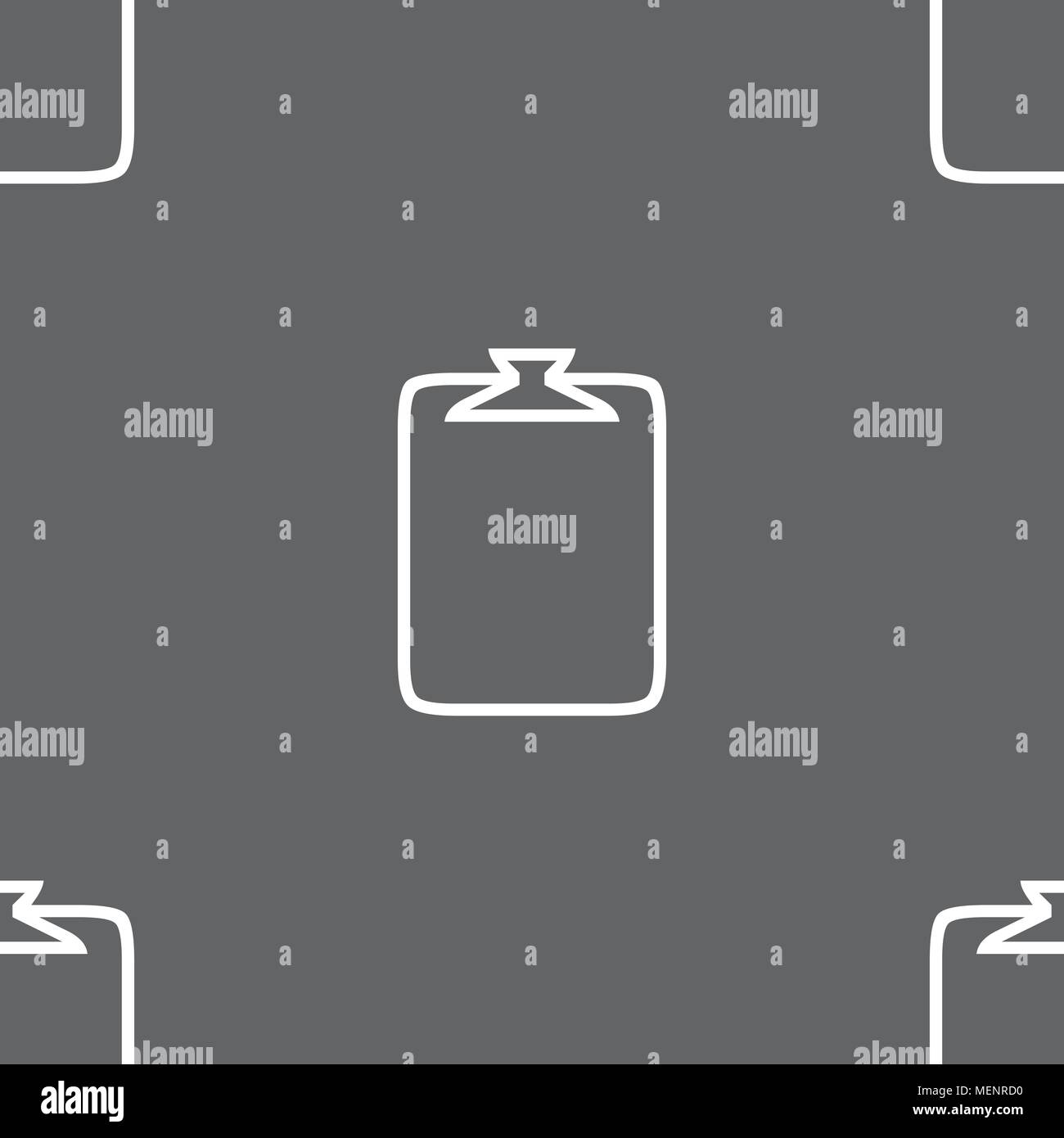 File annex icon. Paper clip symbol. Attach sign. Seamless pattern on a ...