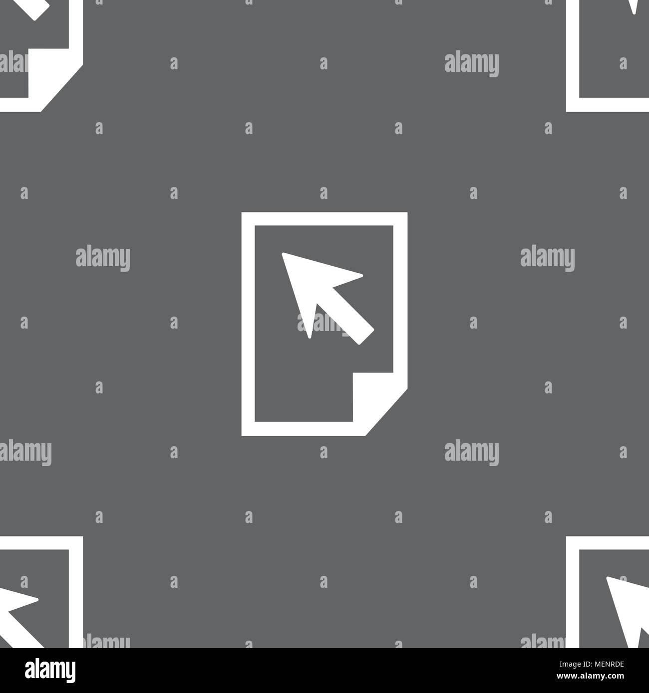 Text file sign icon. File document symbol. Seamless pattern on a gray ...