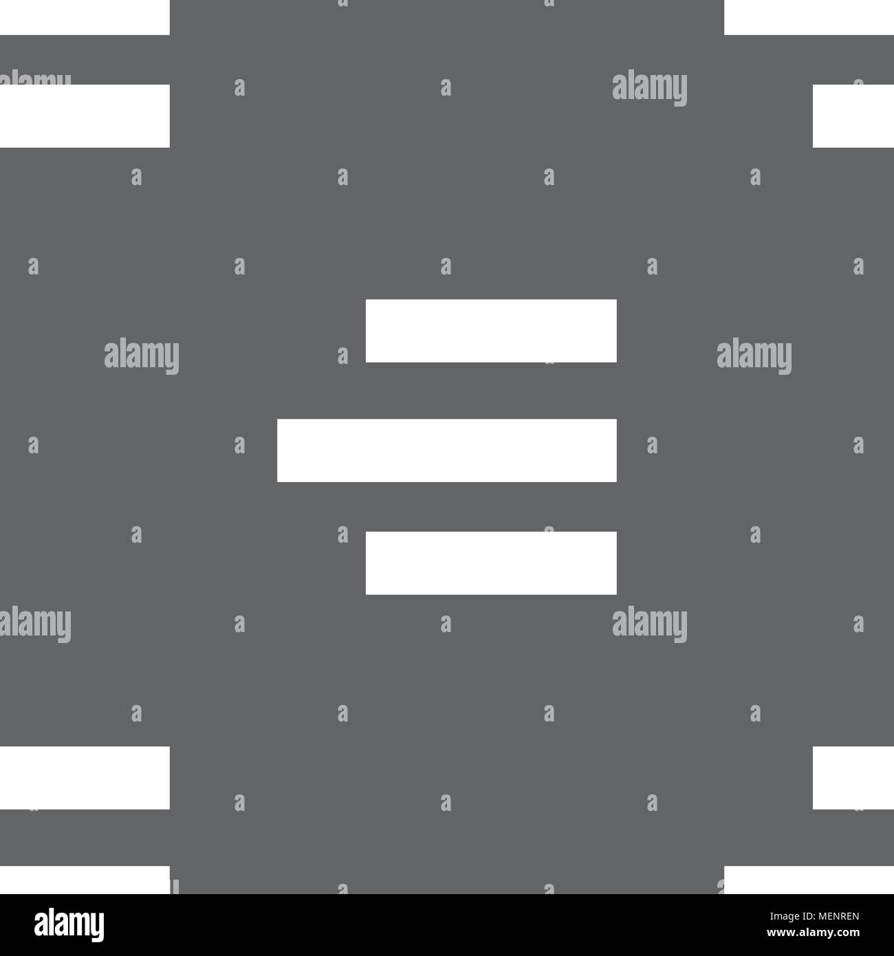Right-aligned icon sign. Seamless pattern on a gray background. Vector ...