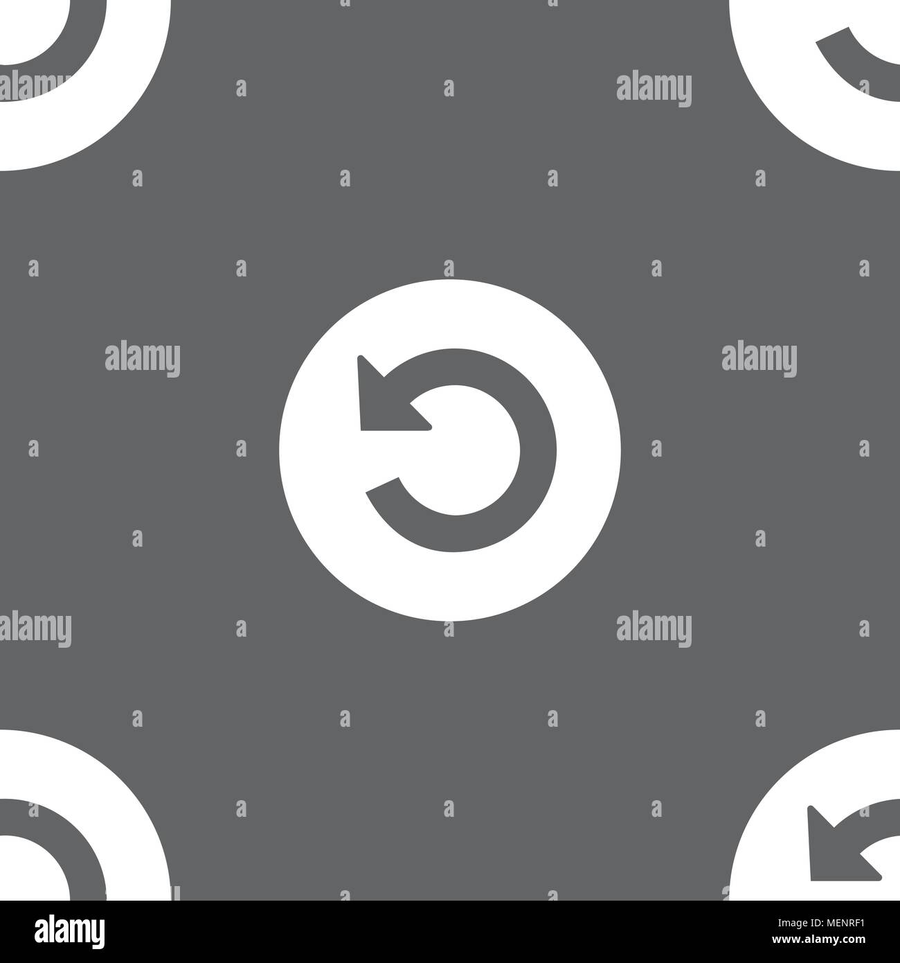 Upgrade, arrow icon sign. Seamless pattern on a gray background. Vector ...