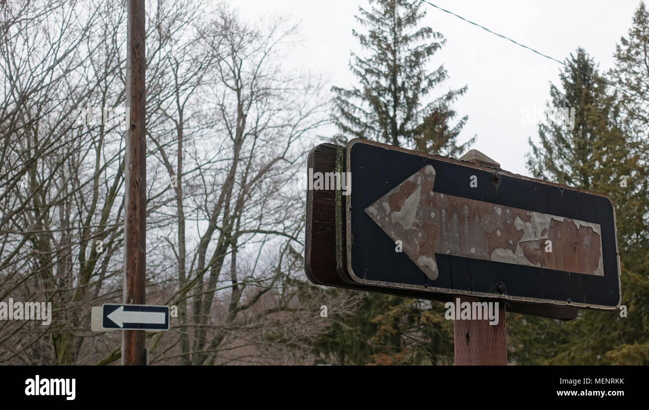 Various road signs, signage, etc. Indicates things you can and cannot ...