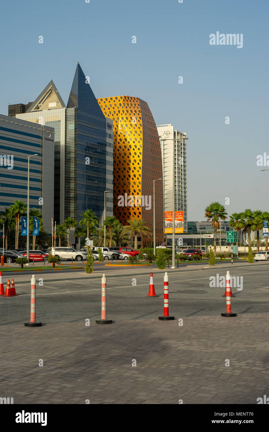 City buildings golden tower abu dhabi hi-res stock photography and images - Alamy