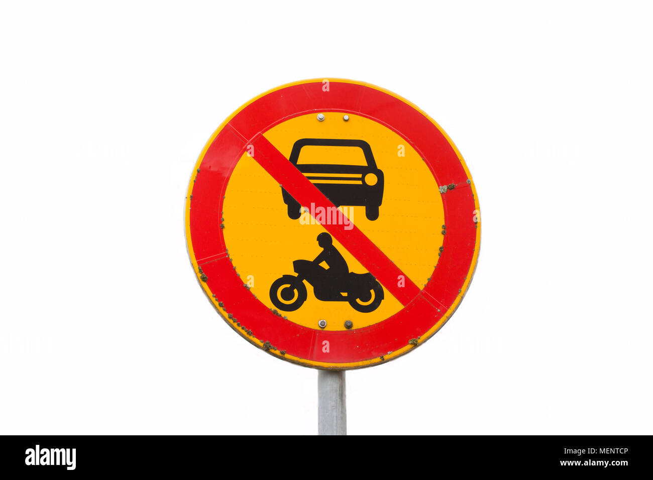 No Motorcycles No Car Sign High Resolution Stock Photography and Images ...