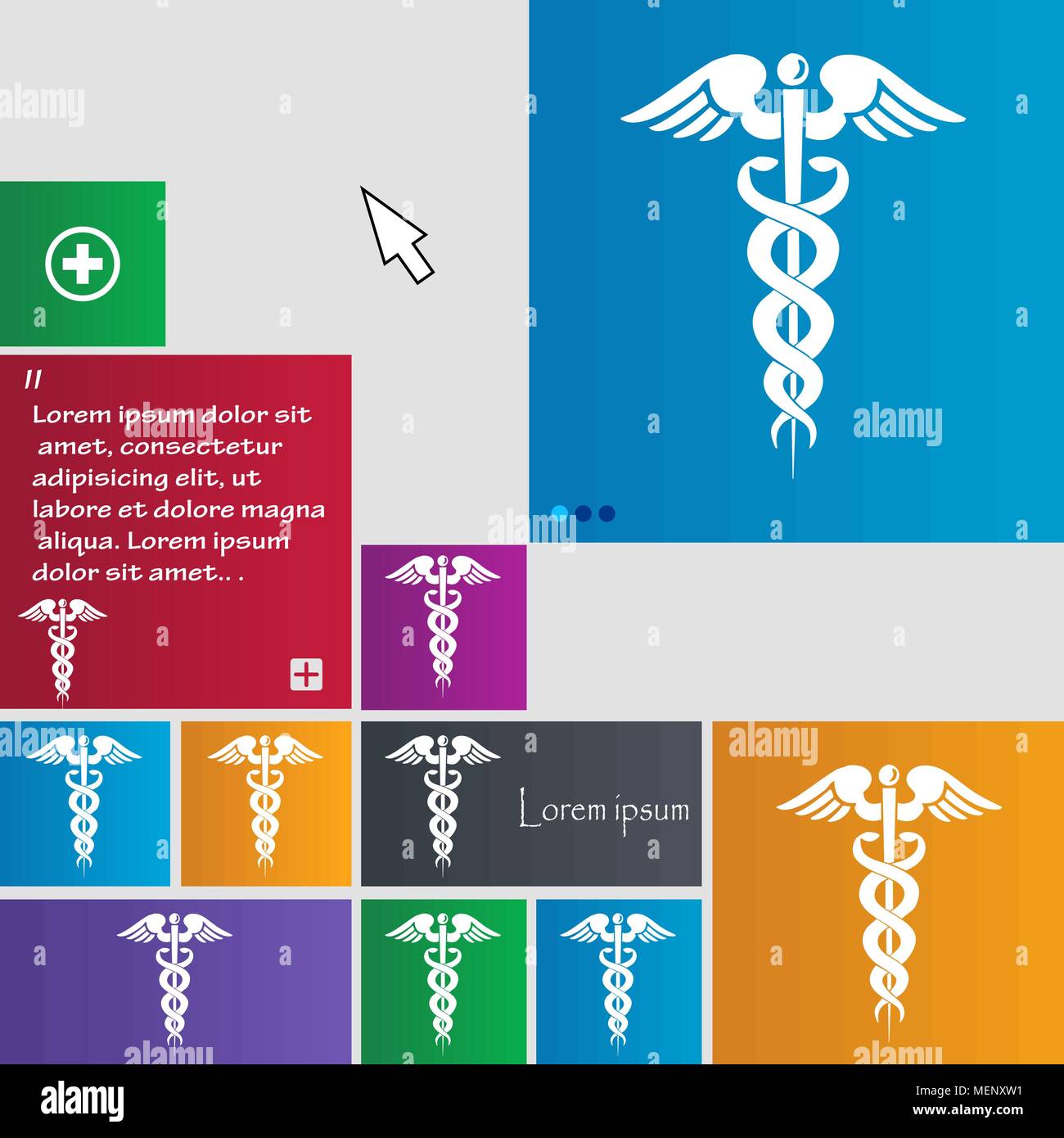 medicine icon sign. buttons. Modern interface website buttons with cursor pointer. Vector ...