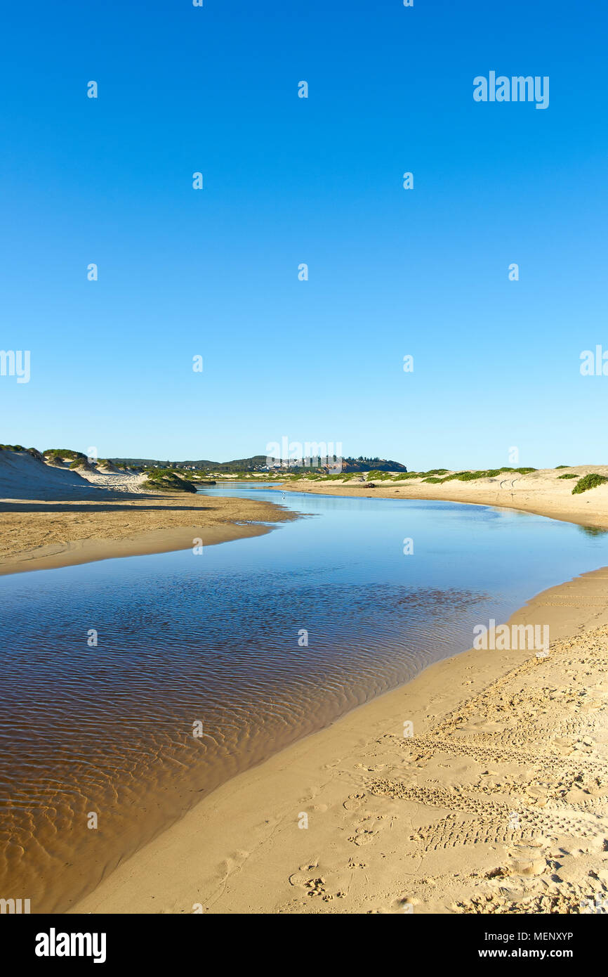 redhead beach just outside newcastle Stock Photo - Alamy