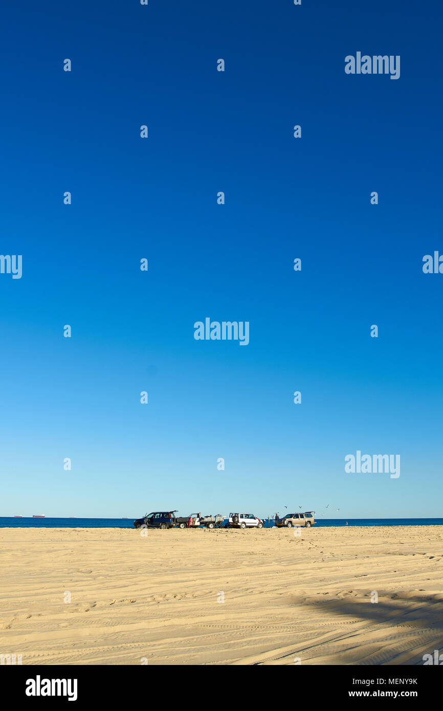 redhead beach just outside newcastle Stock Photo - Alamy