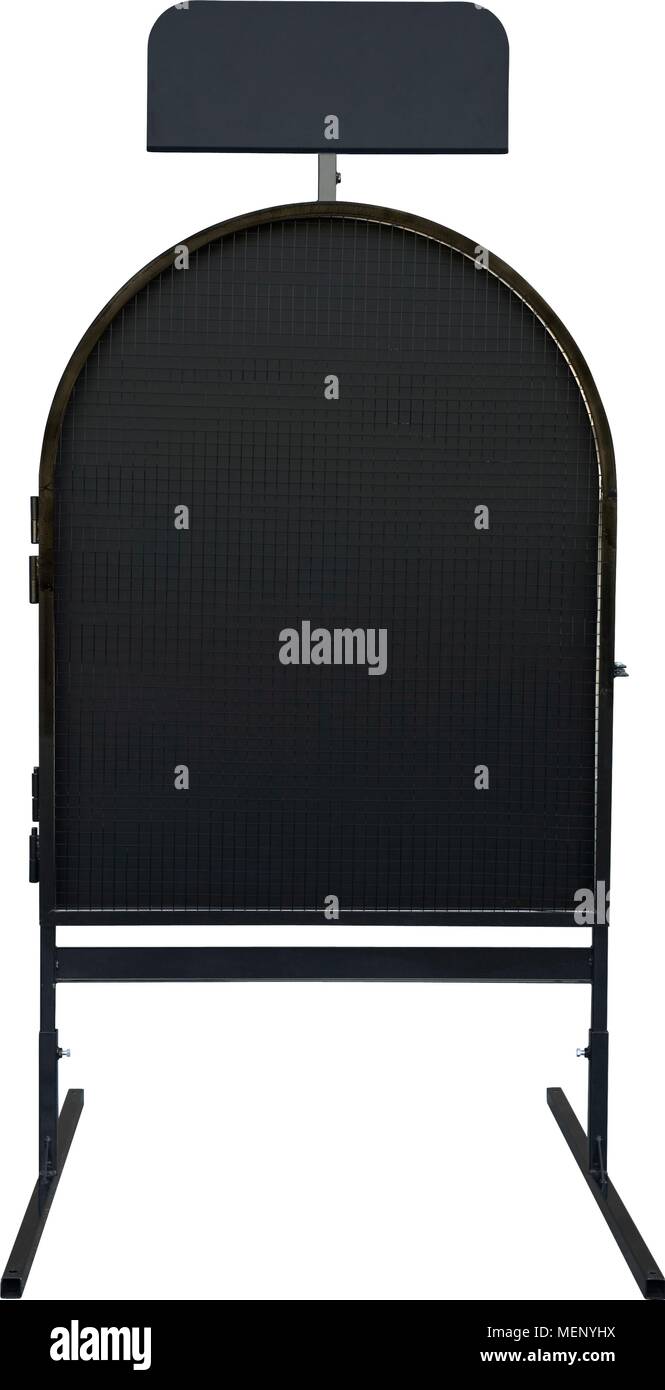 outdoor portable sign on the white background Stock Photo - Alamy