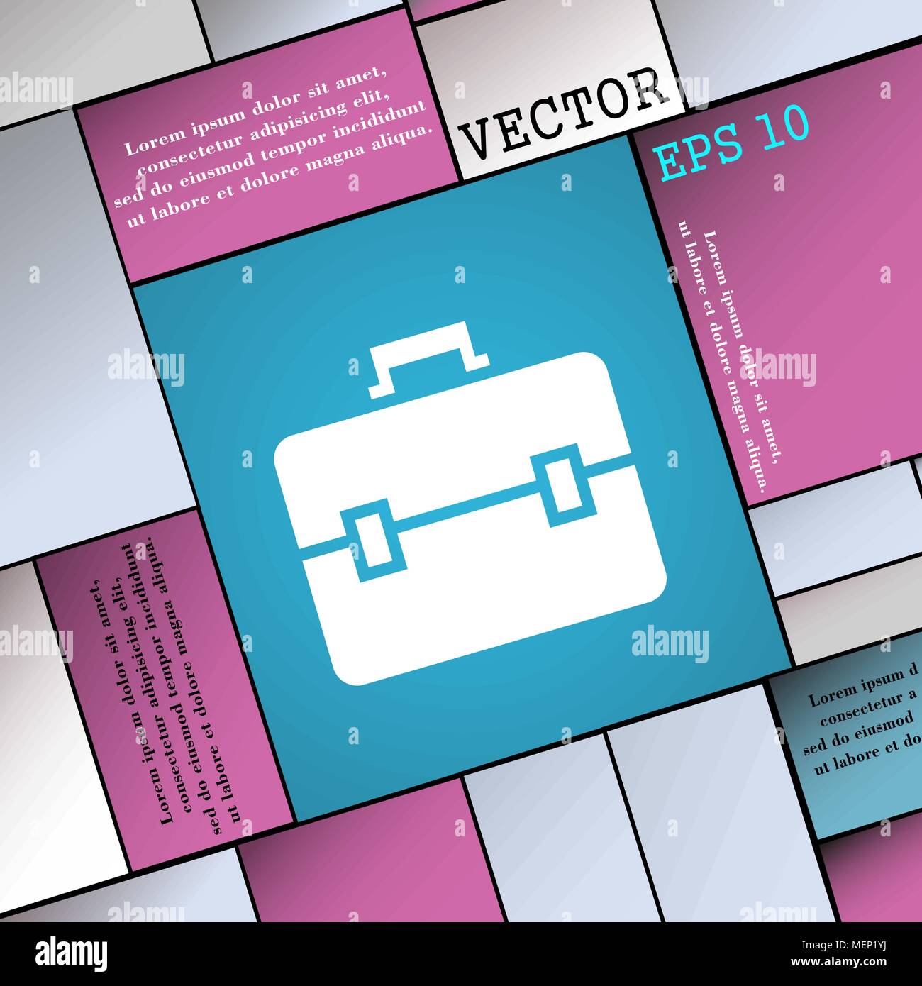 suitcase icon sign. Modern flat style for your design. Vector ...