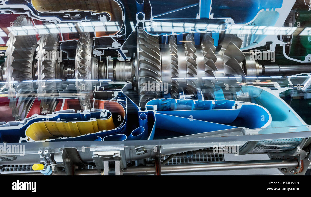 Turbine Engine Profile. Aviation Technologies. Aircraft jet engine ...