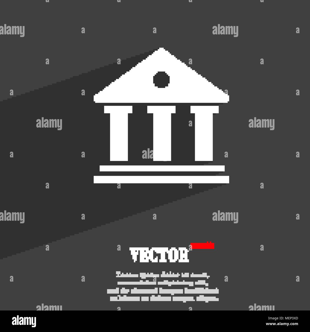 Bank exterior shadow Stock Vector Images - Alamy