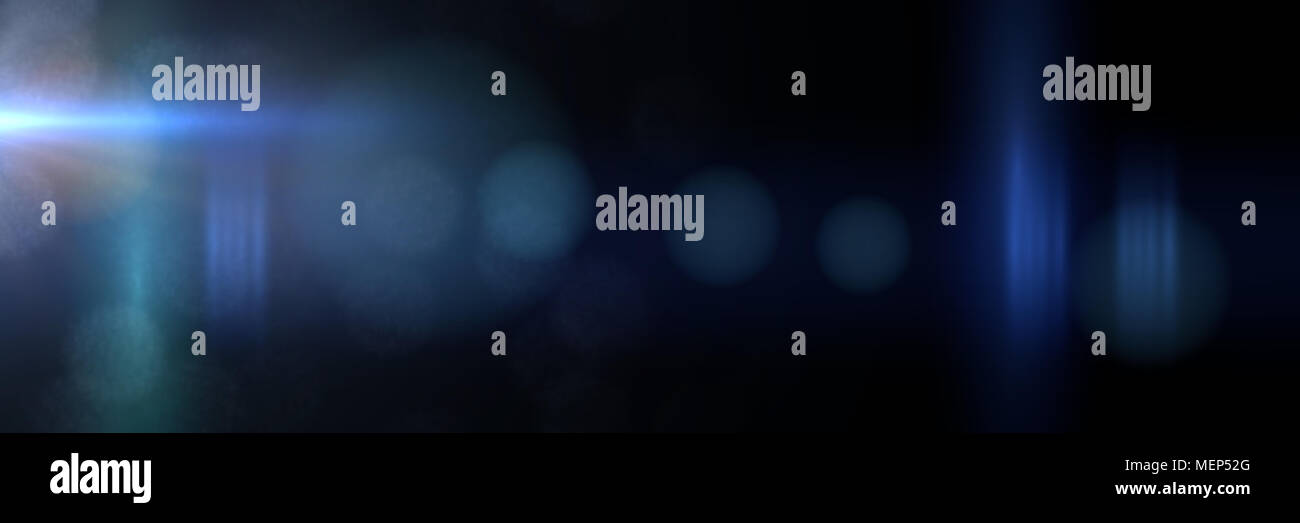 intense blue and mainly off screen lens flare overlay texture with ...