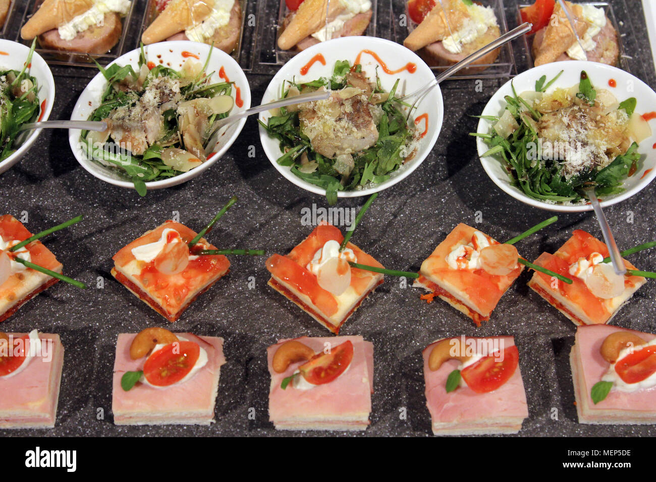 Canape plate hi-res stock photography and images - Alamy