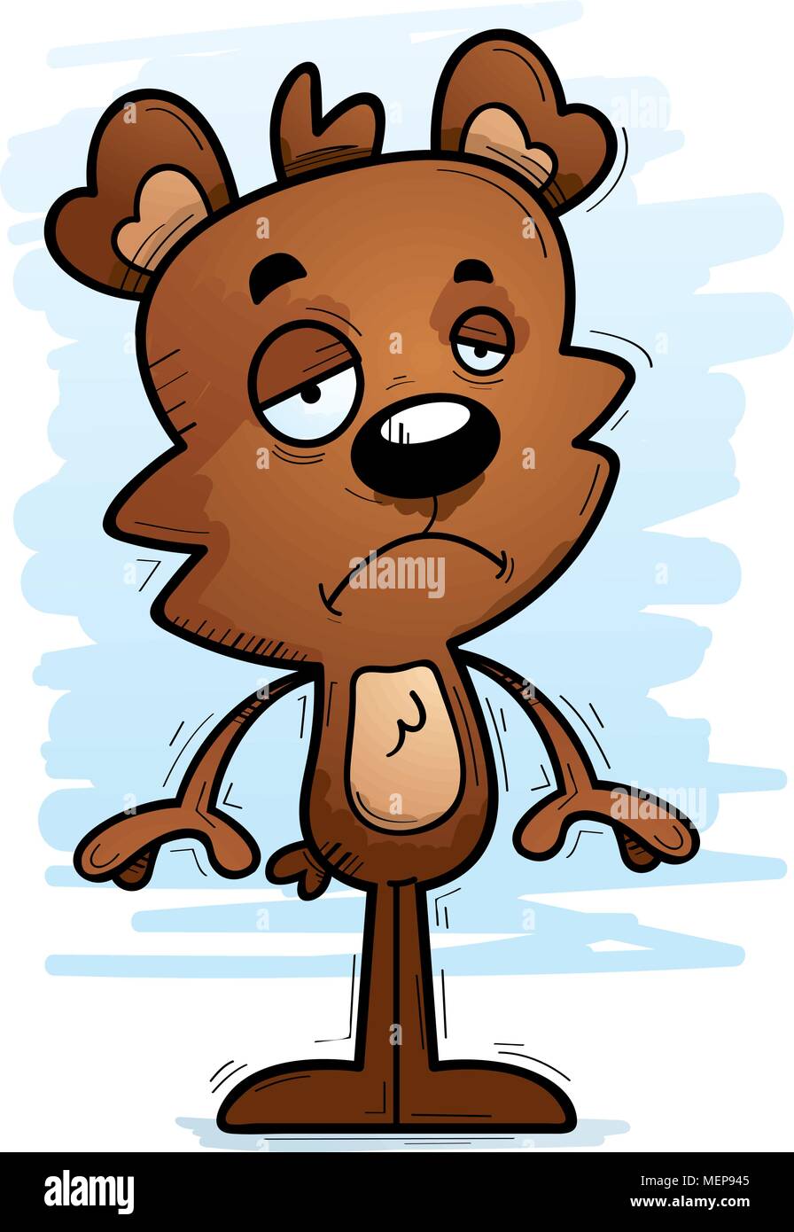 Sad looking bear Stock Vector Images - Alamy
