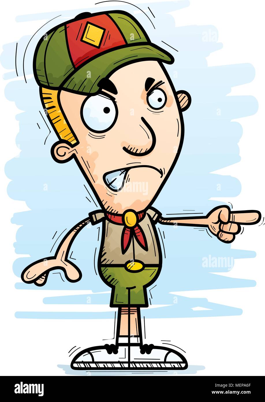 Pointing boy Stock Vector Images - Alamy