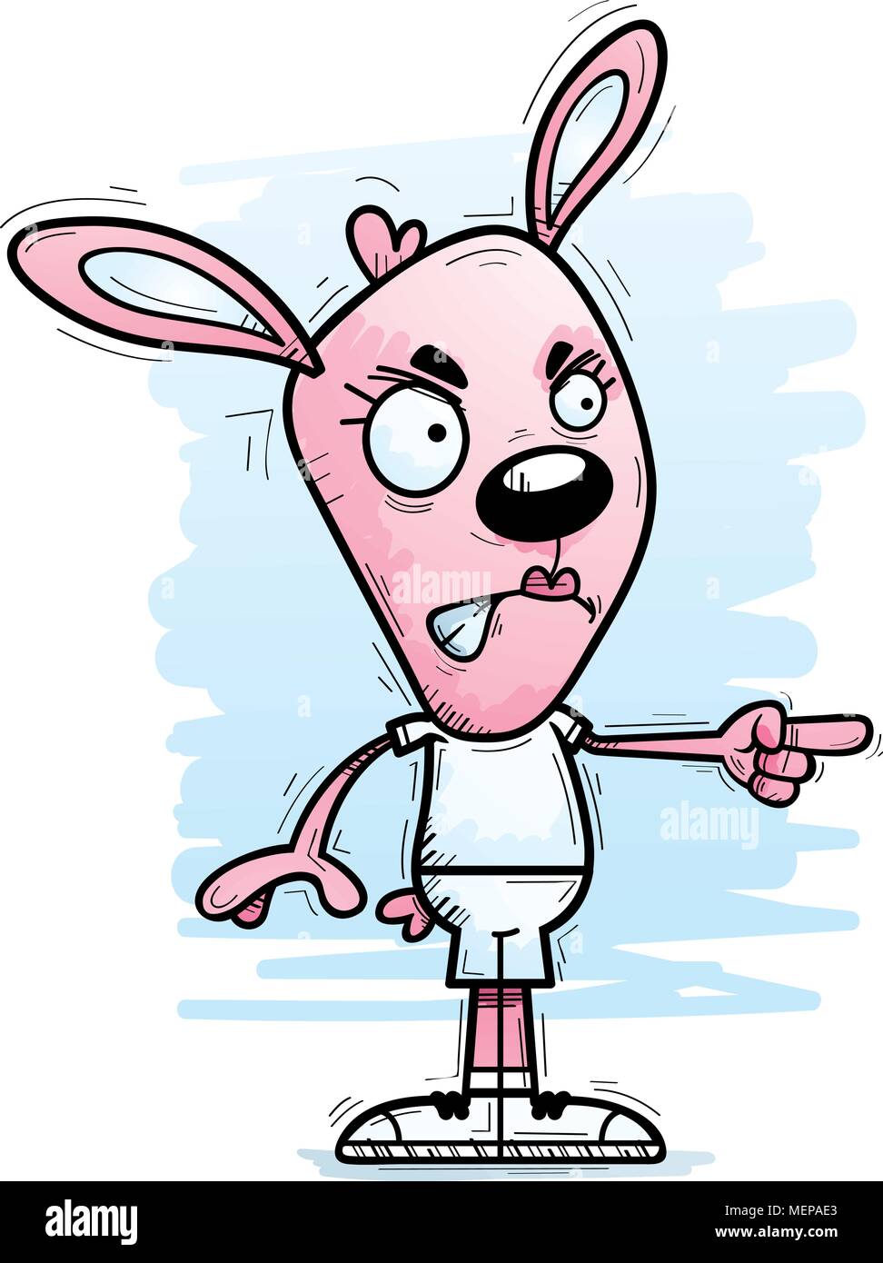 Cartoon illustration angry rabbit bunny hi-res stock photography and ...