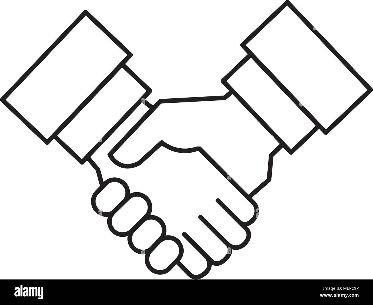 Accept deal Black and White Stock Photos & Images - Alamy