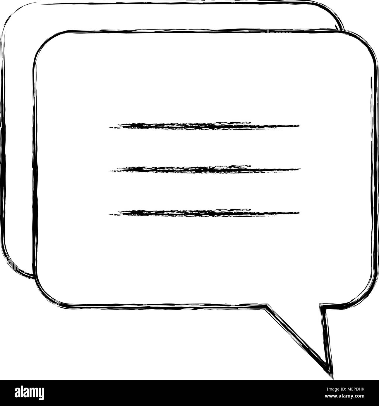speech bubble message icon Stock Vector Image & Art - Alamy